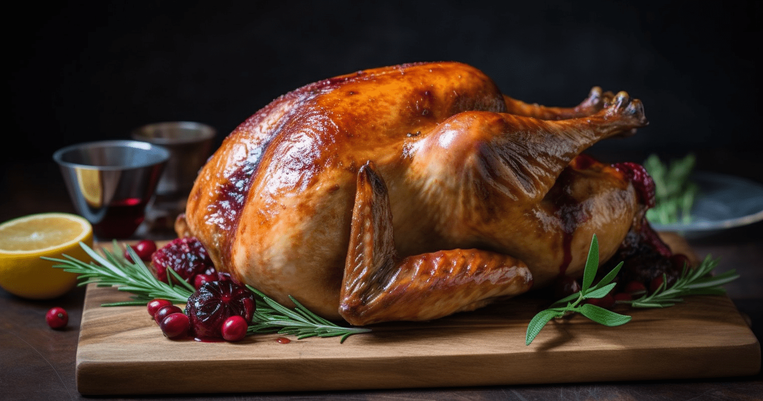 Delicious Roasted Turkey with Homemade Cranberry Sauce: A Perfect ...