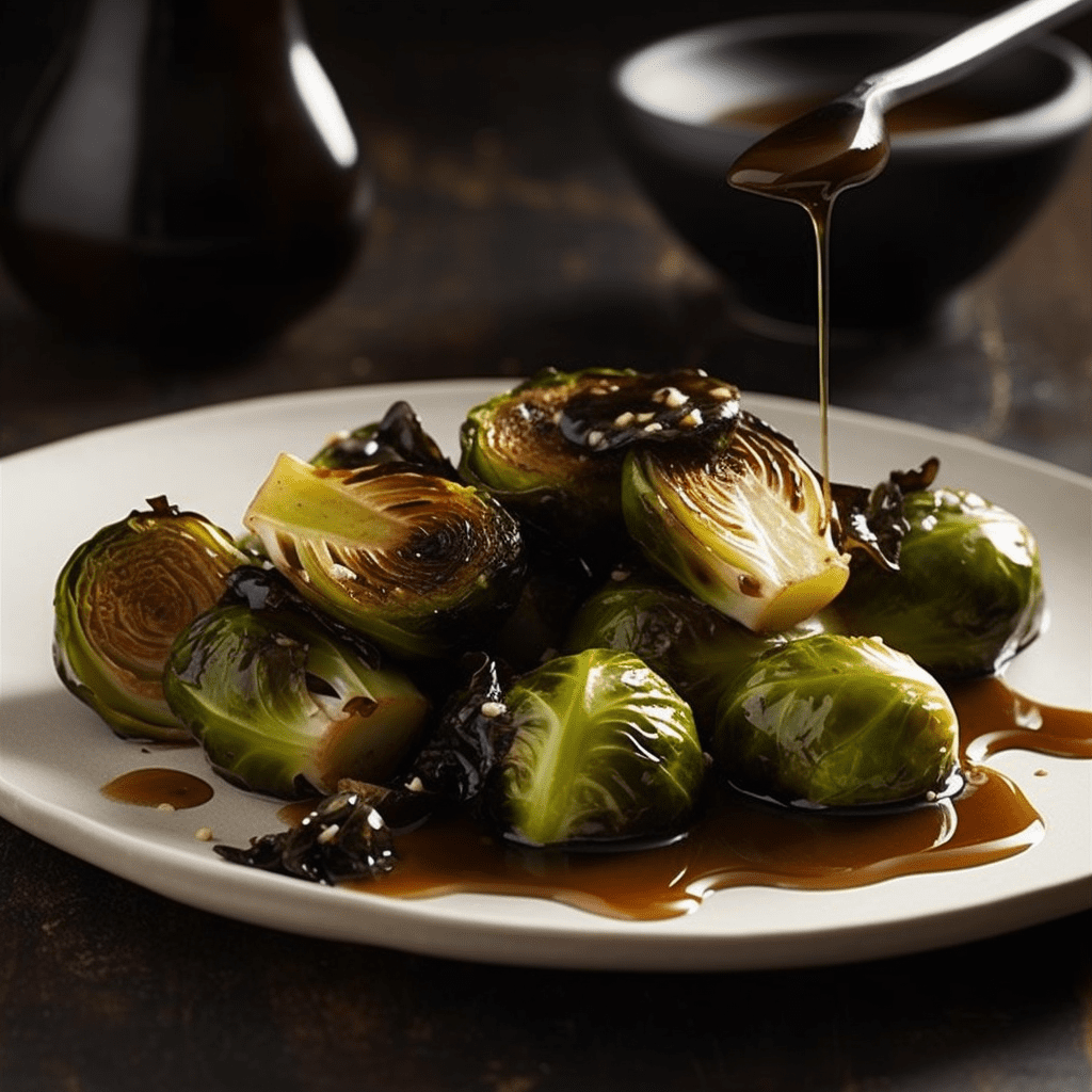 Delicious Roasted Brussels Sprouts with Balsamic Glaze Recipe | Culinary Nuggets