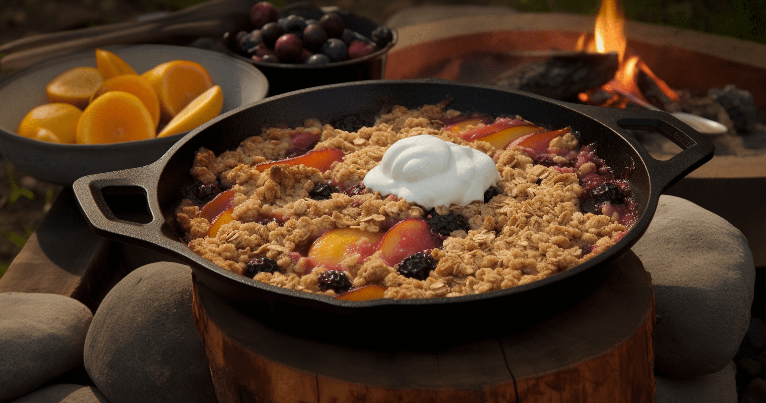 Campfire Fruit Crumble: A Rustic Delight Under the Stars | Culinary Nuggets