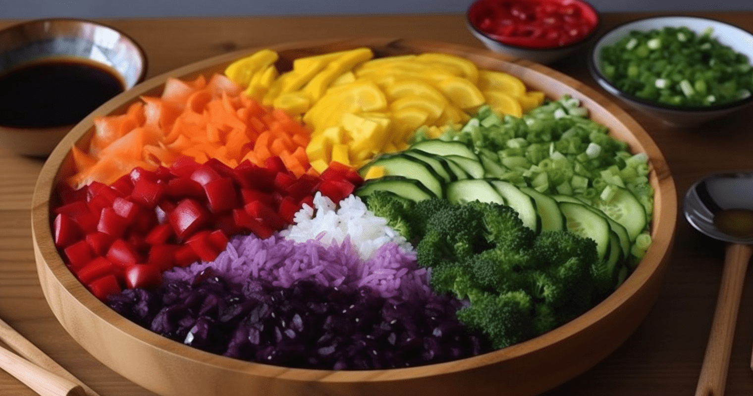 The Vibrant Delight of Rainbow Sushi Bowl: A Culinary Masterpiece ...