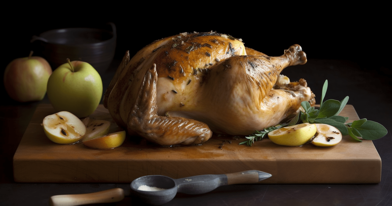 Deliciously Autumn: The Story Behind Apple-Stuffed Roast Chicken ...