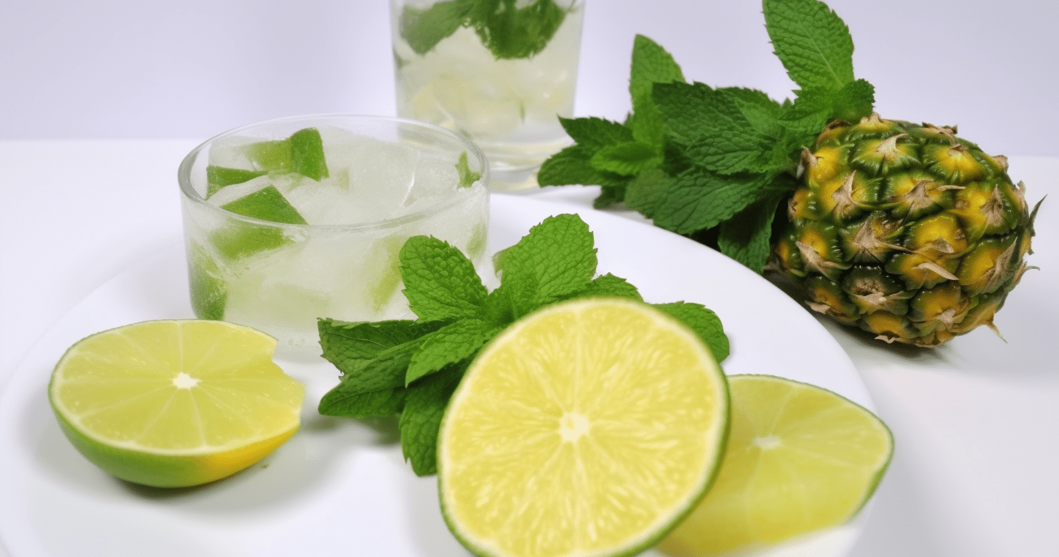 Tropical Paradise in a Glass: Refreshing Pineapple Mojito Mocktail ...