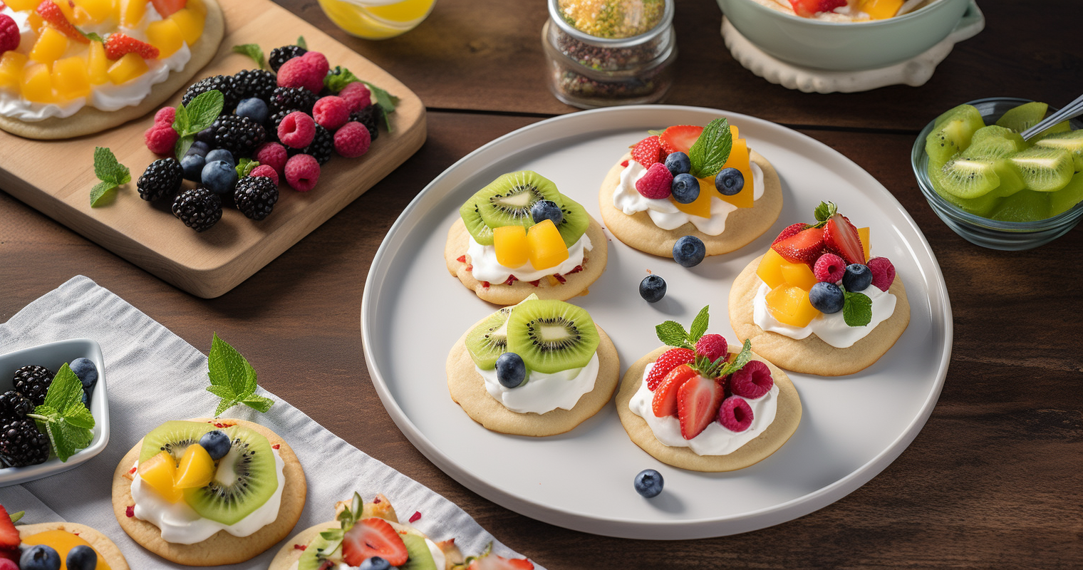 Deliciously Sweet Mini Fruit Pizzas: A Burst of Flavor in Every Bite ...